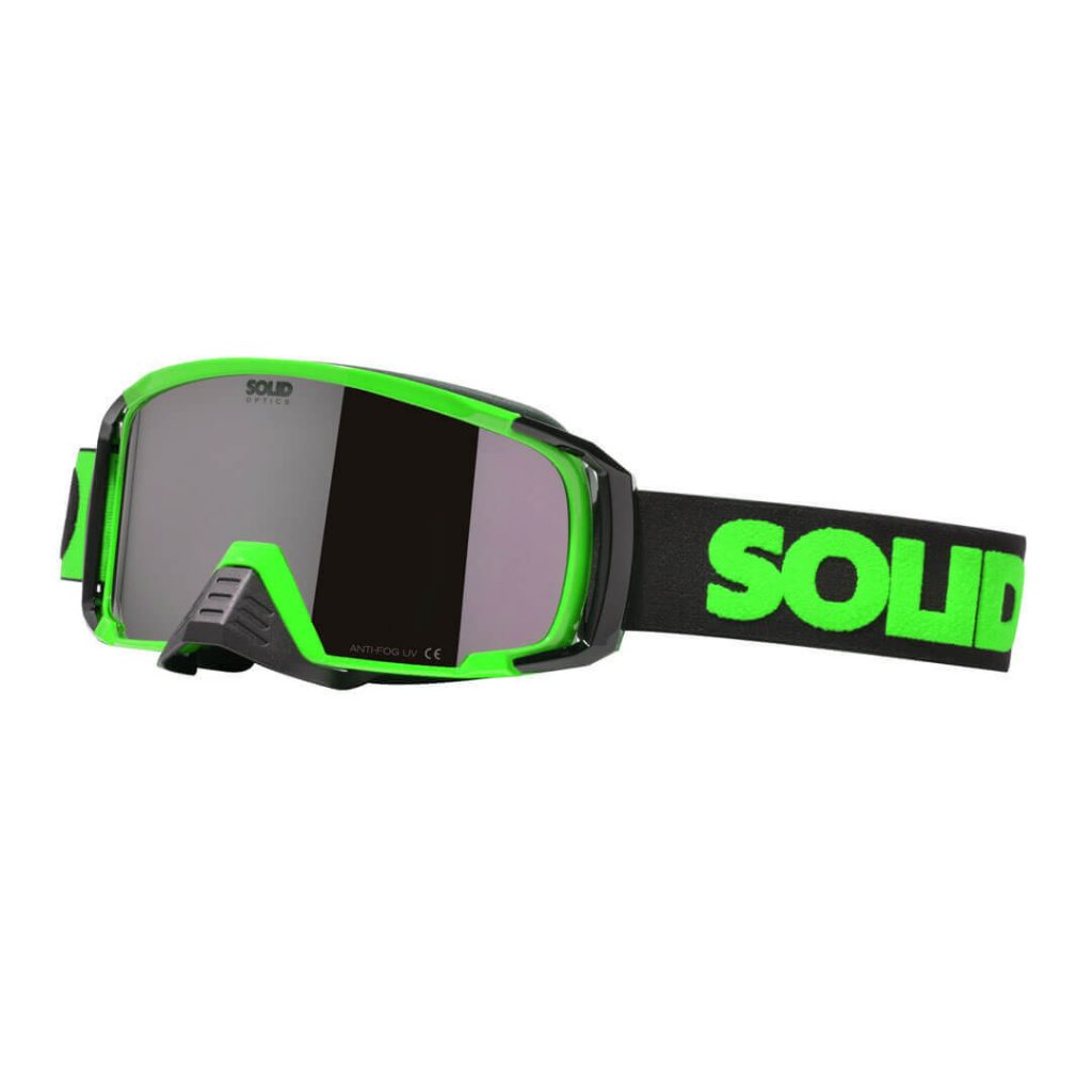 SOLID APOLLO GOGGLE - GREEN - SOLID Helmets