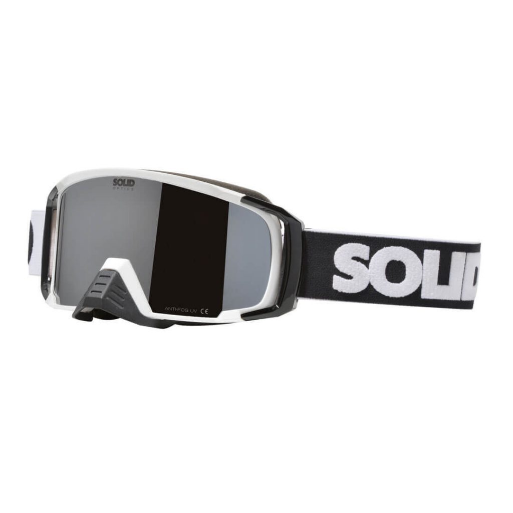 SOLID APOLLO GOGGLE - WHITE - SOLID Helmets