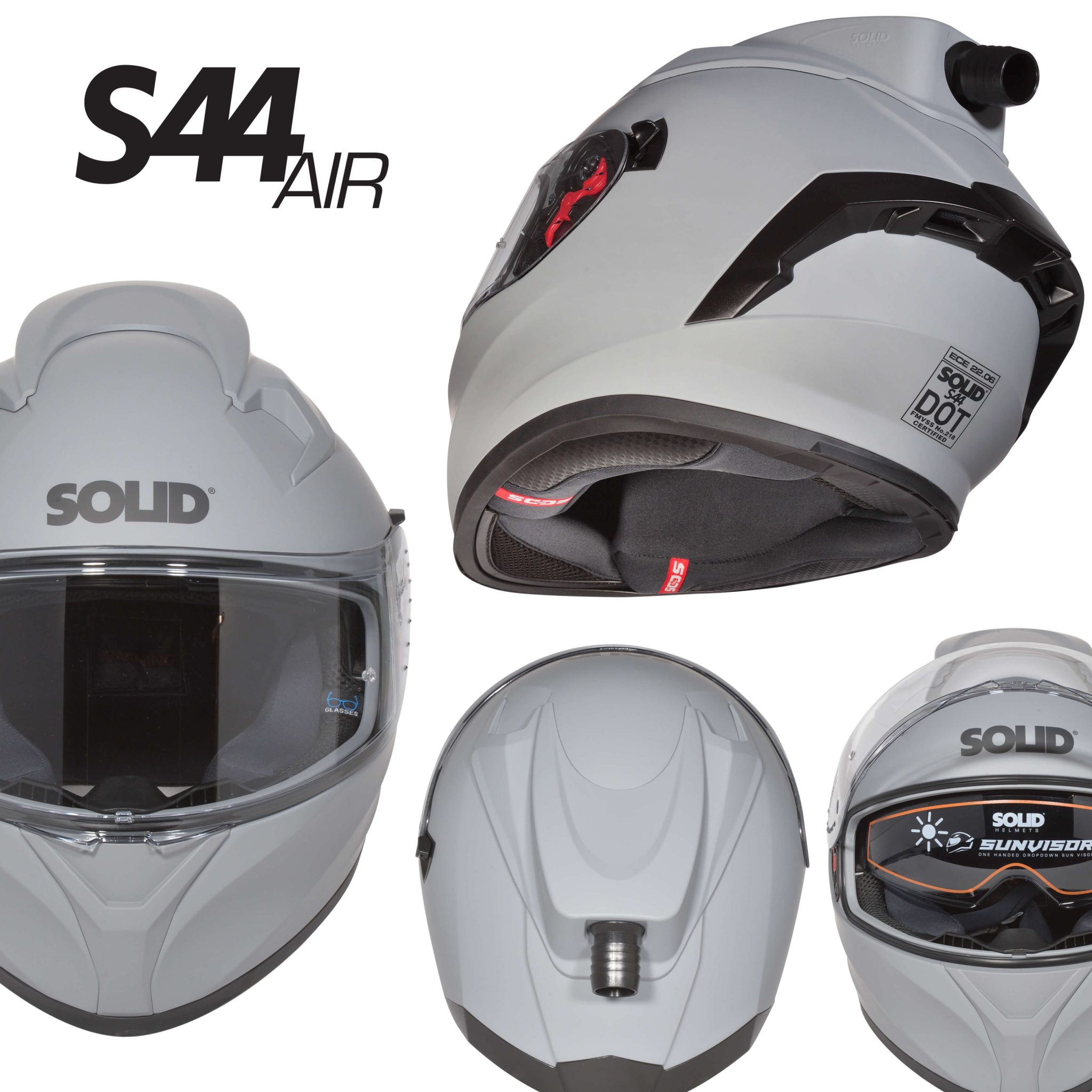 S44 AIR - SOLID Helmets